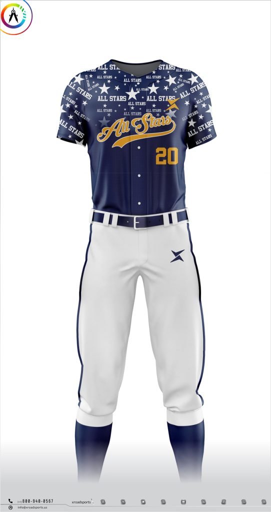 Custom xACE Baseball Swift All Stars Uniform | XROAD Sports