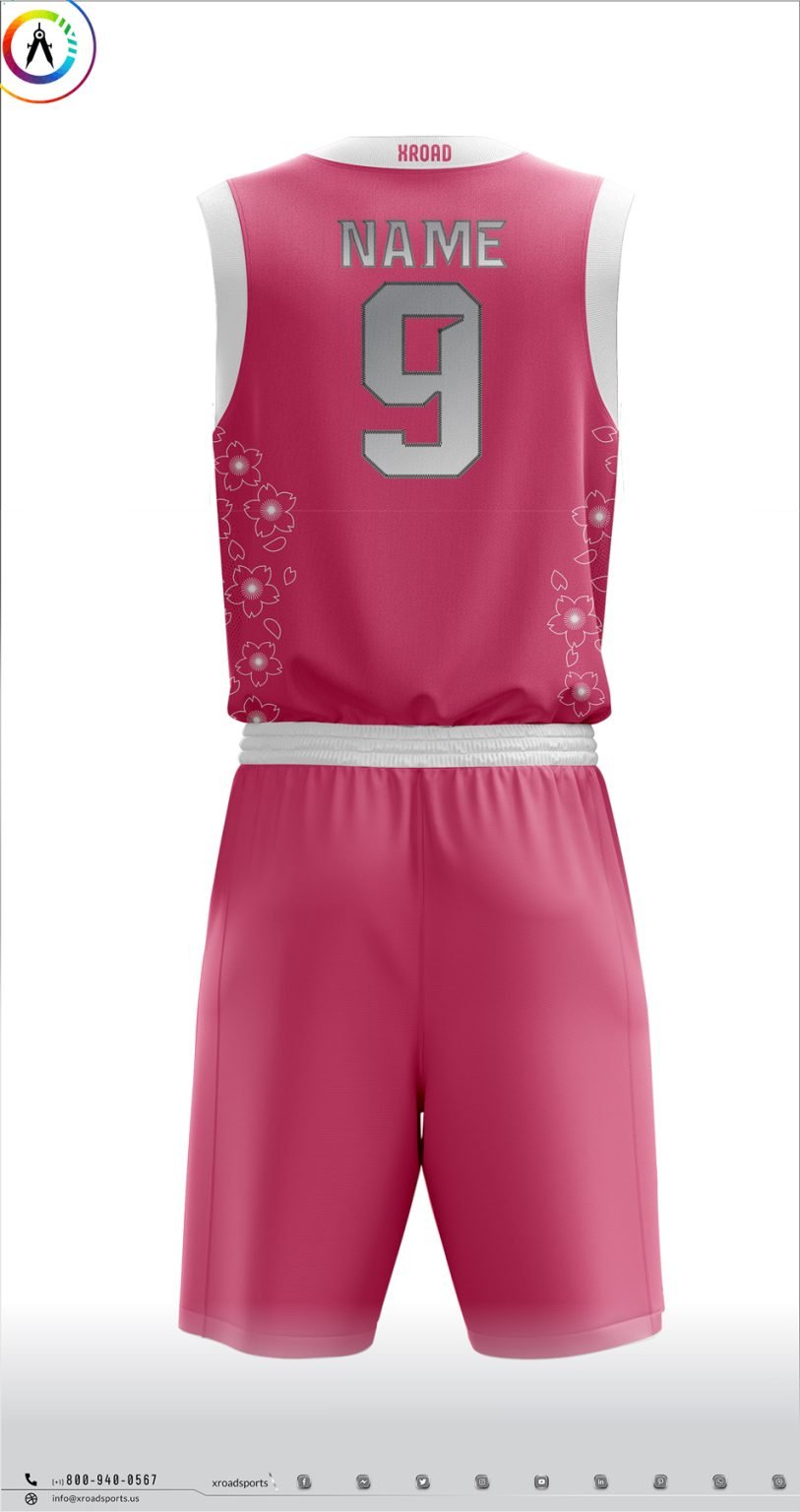 Custom xLite Basketball Max Pink Cubs Uniform | XROAD Sports